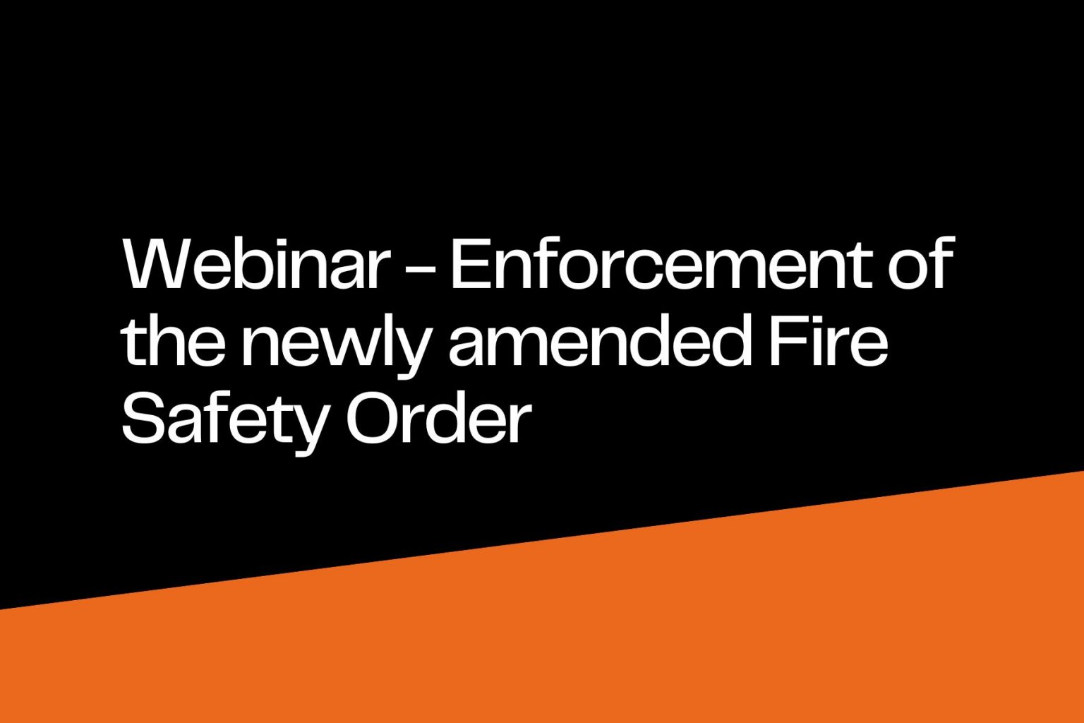 Welcome to Fire Safety Law | Fire Safety Law